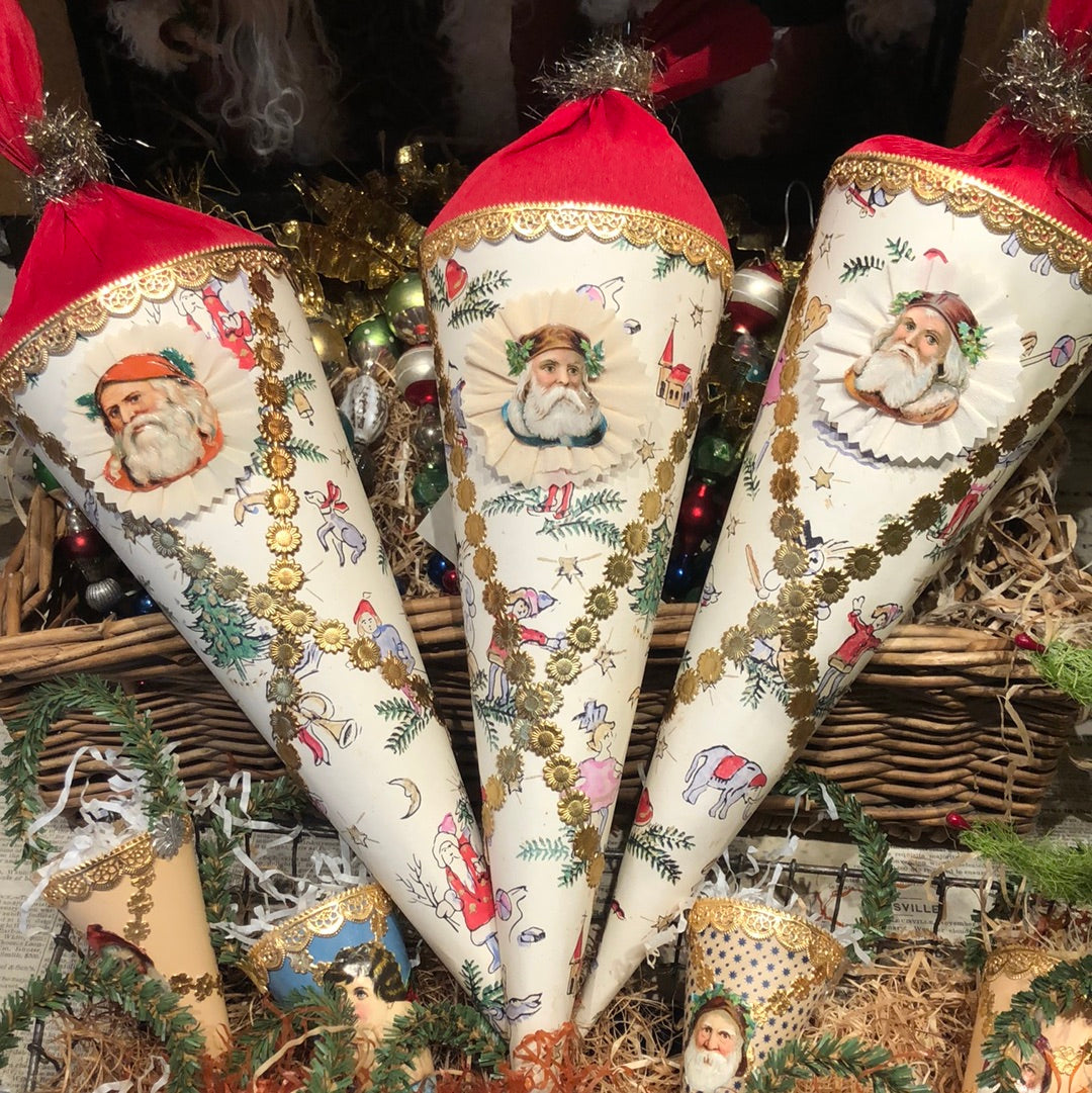 Fancy Large Christmas Cones – Wendy Addison Studio